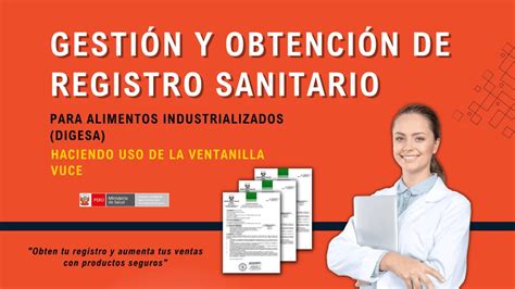 Gestión y Obtención de Registro Sanitario para Alimentos