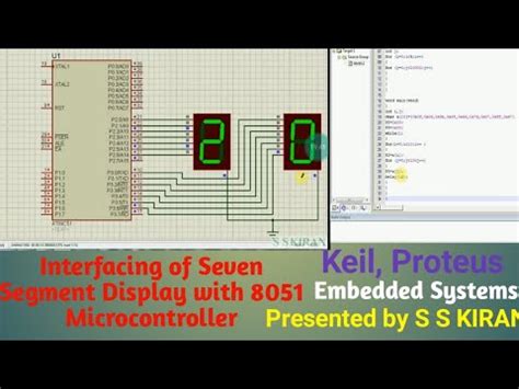Interfacing Of Seven Segment Display With Microcontroller Keil