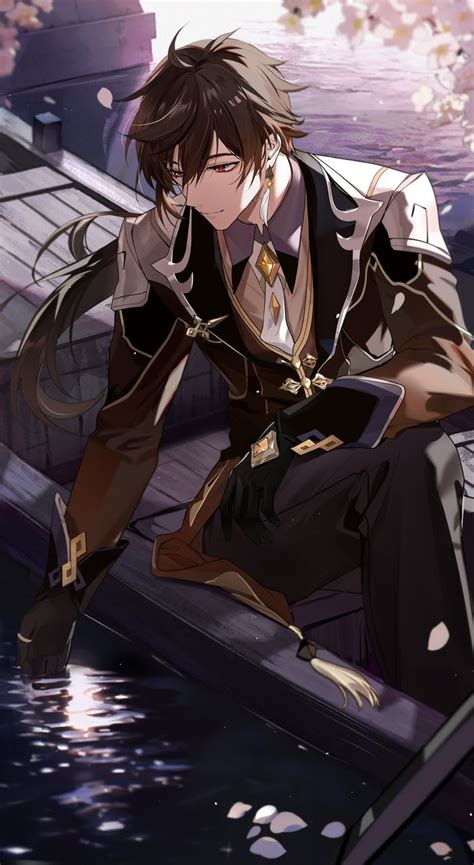 Zhongli Genshin Impact Drawn By Ei User Sjgf Danbooru