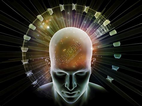 Abstract Fractal Structure Illustrating The Working Of Human Mind
