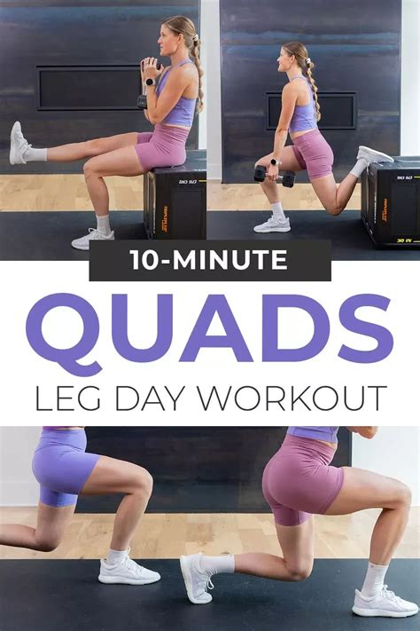 10 Dumbbell Quad Exercises You Can Do At Home Artofit