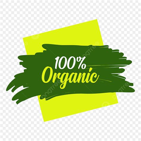 100 Organic Clipart Transparent PNG Hd 100 Organic Product Label