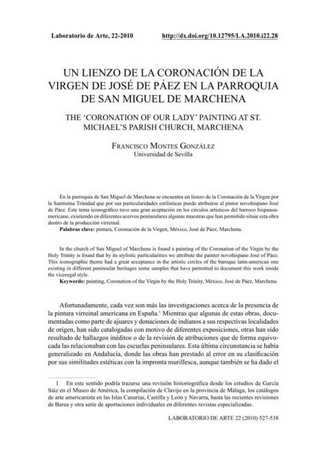 PDF UN LIENZO DE LA CORONACIÓN DE LA VIRGEN DE institucional us es