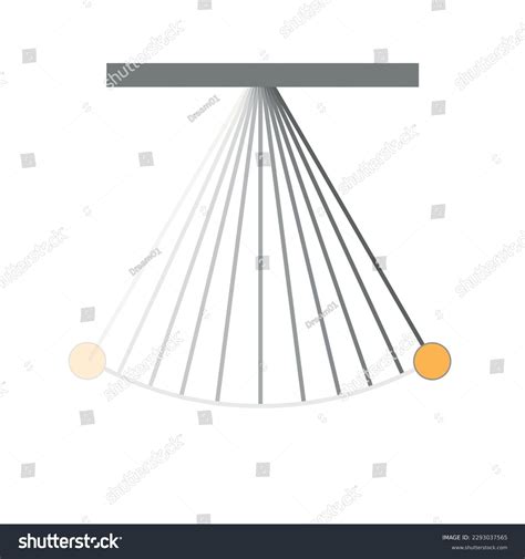 Diagram Simple Pendulum Harmonic Motion Stock Vector Royalty Free