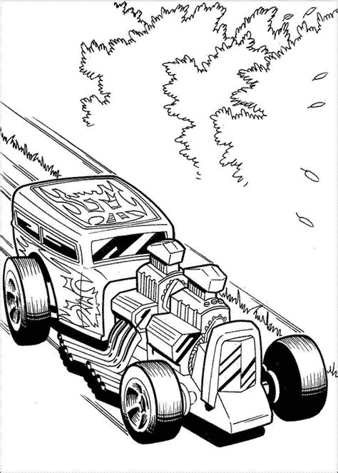 Dibujos De Hot Wheels Para Colorear WONDER DAY