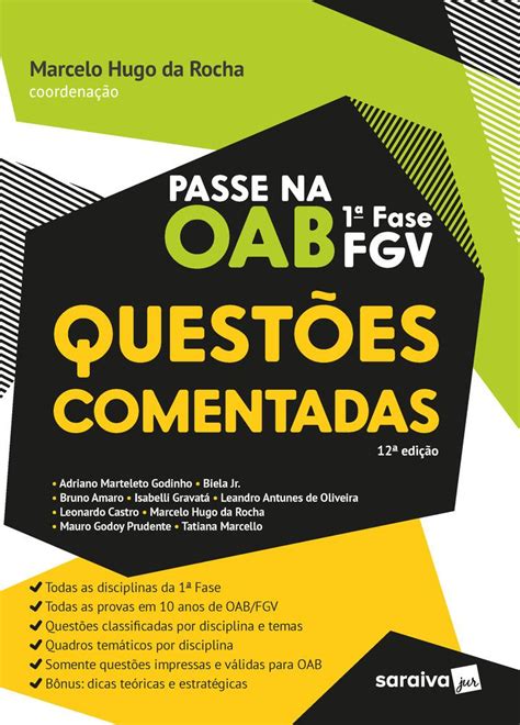 Passe Na Oab 1ª Fase Da Fgv Questões Comentadas 12ª Edição 2021