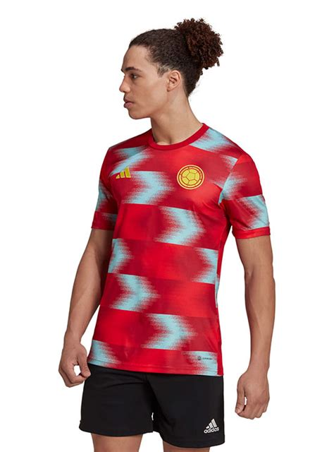 Ripley CAMISETA FÚTBOL HOMBRE ADIDAS HD6418 COLOMBIA TRAINING MULTICOLOR