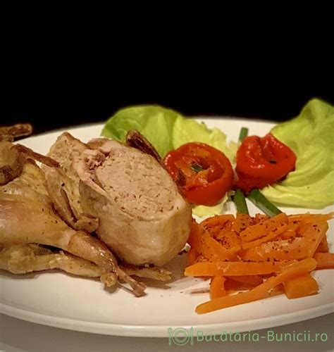 Prepeliță umplută cu carne tocata Bucataria Bunicii ro Retete