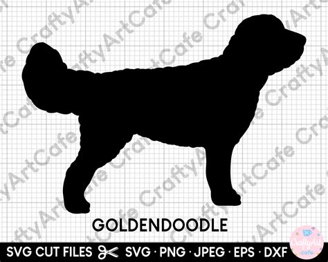 Goldendoodle Silhouette Svg Cut File Etsy Australia