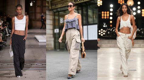 Cómo llevar pantalones cargo con zapatos de tacón elegantes en