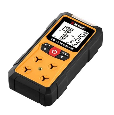 Detector multigas portátil para CO H2S LEL O2 medidor multigas 4