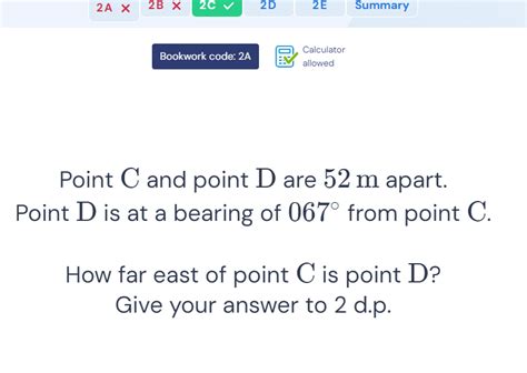 A X B C D E Summary Bookwork Code A Studyx