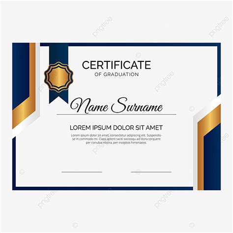 Diseño De Marco Para Certificado De Graduación PNG dibujos Graduación