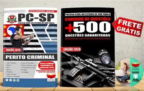 Apostila Atualizada Perito Criminal Pc Sp Parcelamento Sem Juros