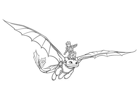 Coloriage Krokmou avec Harold télécharger et imprimer gratuit sur