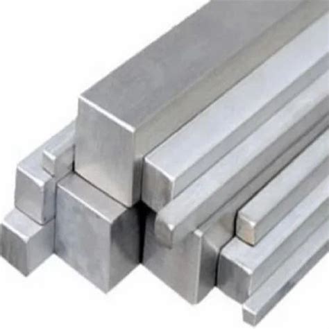 ISI 10 Mm Mild Steel Square Bar Single Piece Length 6 Meter
