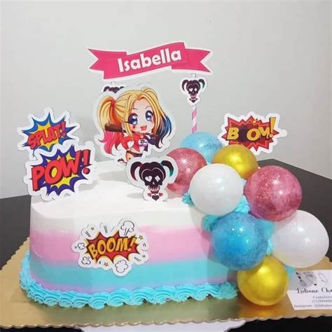 Bolo da Arlequina 79 fotos e dicas para uma decoração de aniversário
