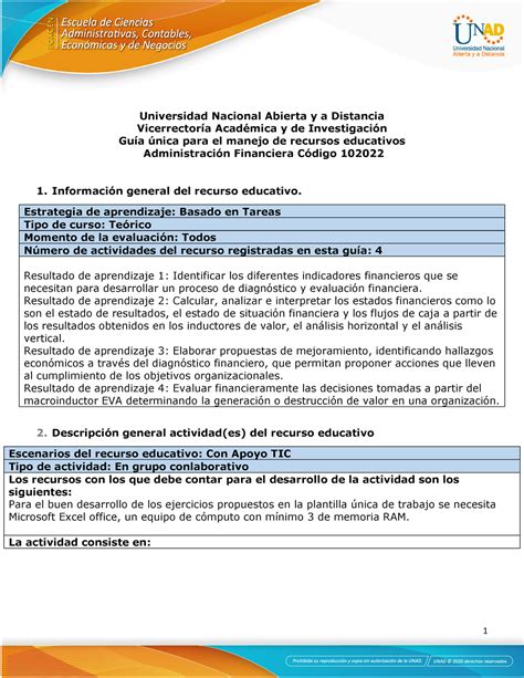 Instructivo único Guía para el manejo de la plantilla única