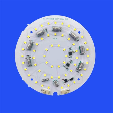 CE ERP Certificated 18W 230V 6500K Cool White Color Round Aluminum PCB