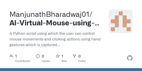 Ai Virtual Mouse Using Python Opencv Handtrackingmodule Py At Main