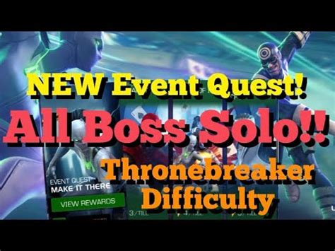 MCOC NEW Event Quest Make It There All Boss Solos