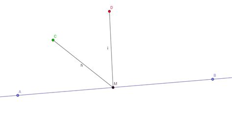 geometry find point given a line and two arbitrary points on one side of the line