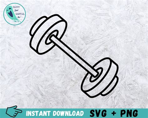 Dumbbell SVG Bundle Fitness Svg Dumbbell Cricut Weight Svg Etsy