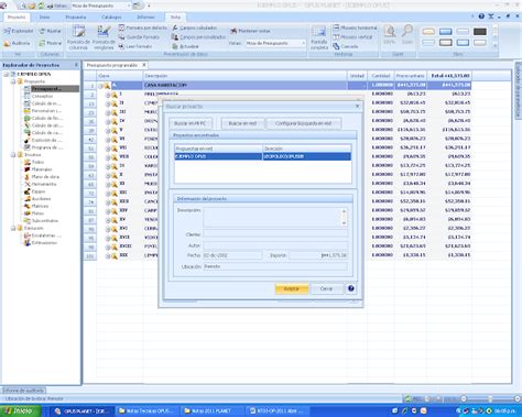 Opus Planet Software De Precios Unitarios Presupuestos Y Control De