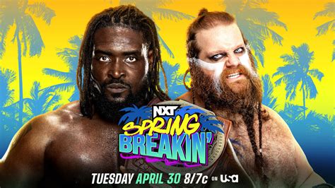 Preview WWE NXT spécial Spring Breakin du 30 avril 2024 Catch Newz