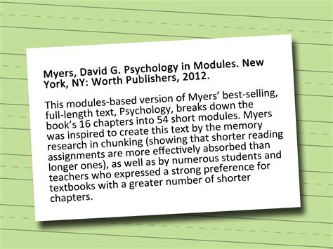 How To Write An Annotated Bibliography 13 Steps With Pictures