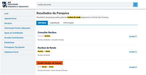 Recibos de Renda Como emitir no Portal das Finanças Conselhos do