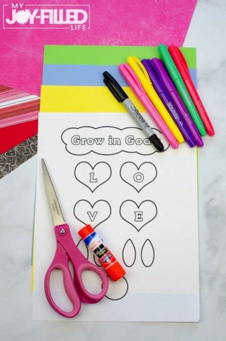 Christian Valentine Crafts Grow In God S Love My Joy Filled Life