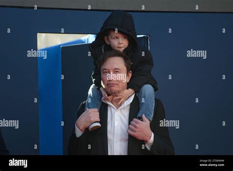 Rome Italy Th Dec Elon Musk Attends At Atreju The