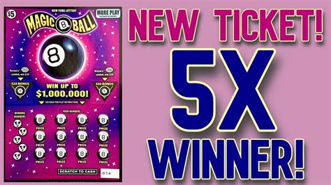 NEW Magic 8 Ball Scratch Off Ticket Brings Us A Multiplier New York