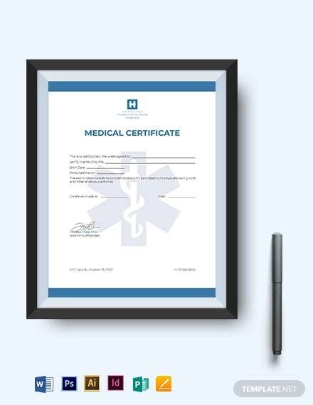 FREE 38 Sample Medical Certificate Format In PDF Word