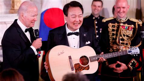 South Korean President Yoon Suk Yeol Sings American Pie At The White