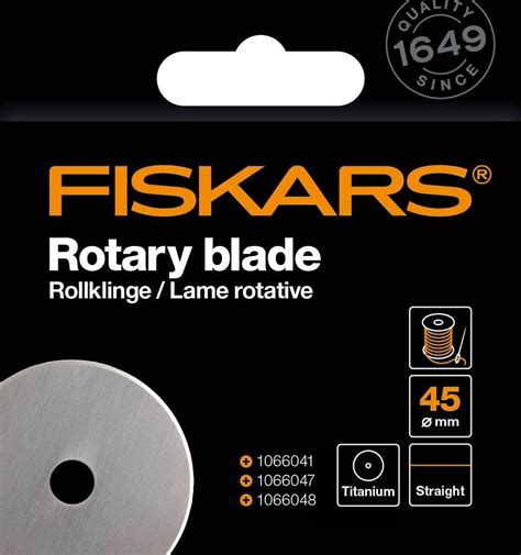 1 Lame De 45 Mm Titanium Pour Cutter Rotatif Fiskars
