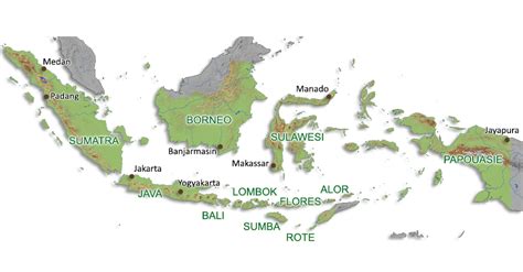 Indonesie Info Voyage Carte Plan