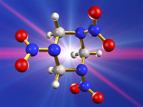Rdx Explosive Molecular Model Photograph By Laguna Design Pixels