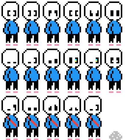 Editing Sans Sprite Sheet Free Online Pixel Art Drawing Tool Pixilart