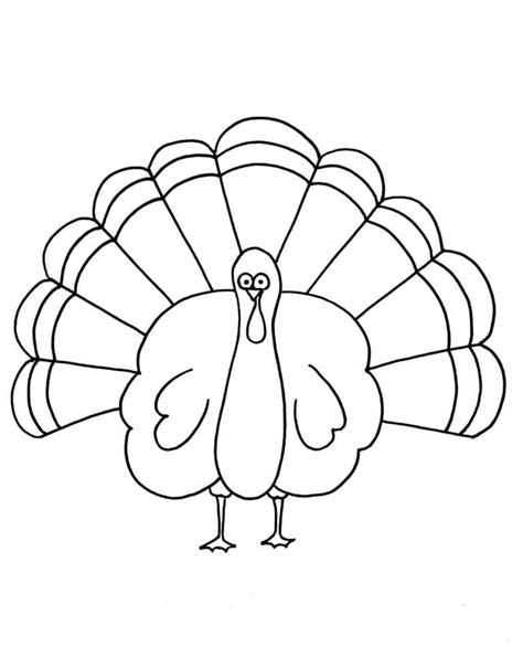 Dibujos De Pavo Para Colorear Dibujos Online