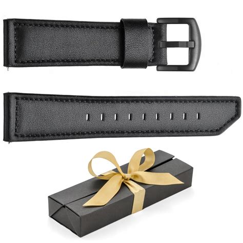 UNIWERSALNY SKÓRZANY PASEK DO ZEGARKA SMARTWATCH 20MM TELESKOPY NA