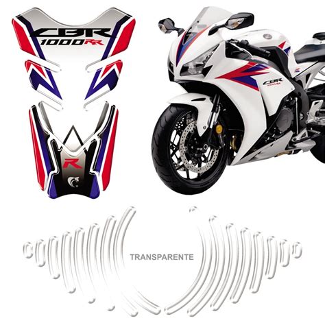 Protetor De Tanque Honda Cbr R E Protetor Lateral Adesivos