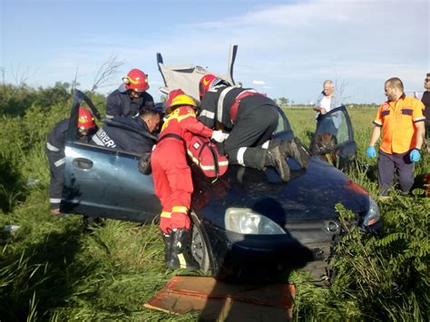 Accident grav pe Autostrada A1 la Bolintin Vale pe sensul către București