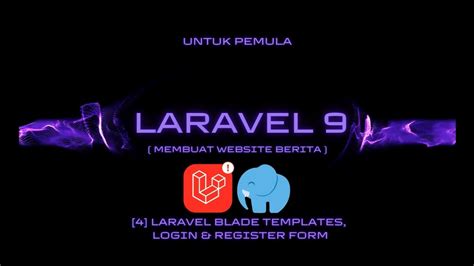 Laravel Blade Template Form Login Register Youtube