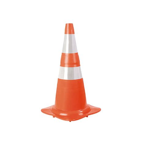 CONE DE SINALIZAÇÃO FLEXIVEL 75 cm NORMA ABNT 15071 2020 Sinaliza Mais