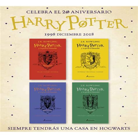 HP Y La Piedra Filosofal 20 Aniv Gryffindor Valor Coraje Audacia