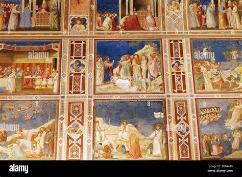 Giotto Frescoes The Scrovegni Chapel Padua Italy 14th Century