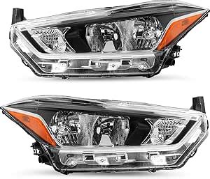Amazon JSBOYAT Halogen Model Headlight Assembly Compatible With
