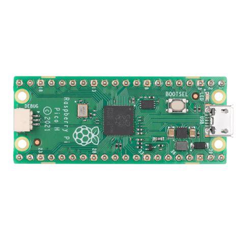 raspberry pi pico h pico with headers soldered robocraze